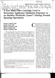 Portail documentaire INRS - A new mask filter cartridge used to ...
