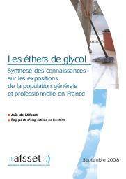 Les éthers de glycol. Synthèse des connaissances sur les expositions de ...