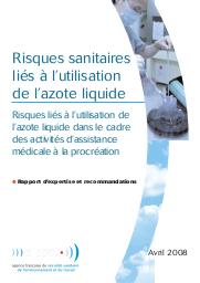Risques sanitaires liés à l'utilisation de l'azote liquide. Risques ...