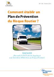 Comment établir un plan de prévention du risque routier ? RADARR (Recueil d'informations ...