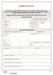 Permis de feu. - Portail documentaire INRS