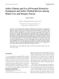 Portail documentaire INRS - Safety climate and use of personal ...